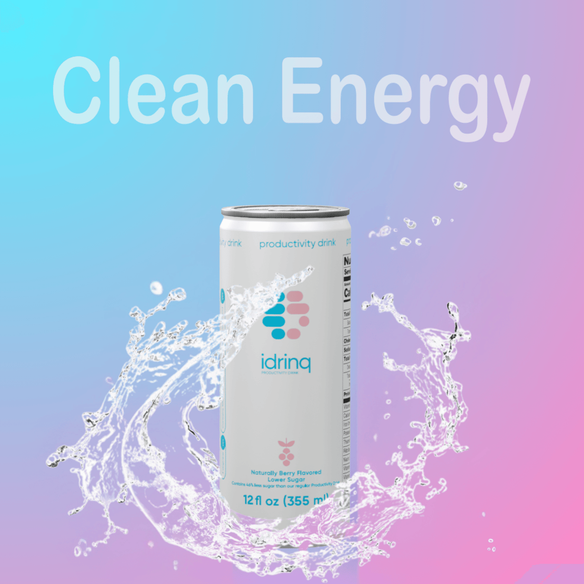 Idrinq - Experience Energy Without the Crash (Low Sugar Berry 12oz)